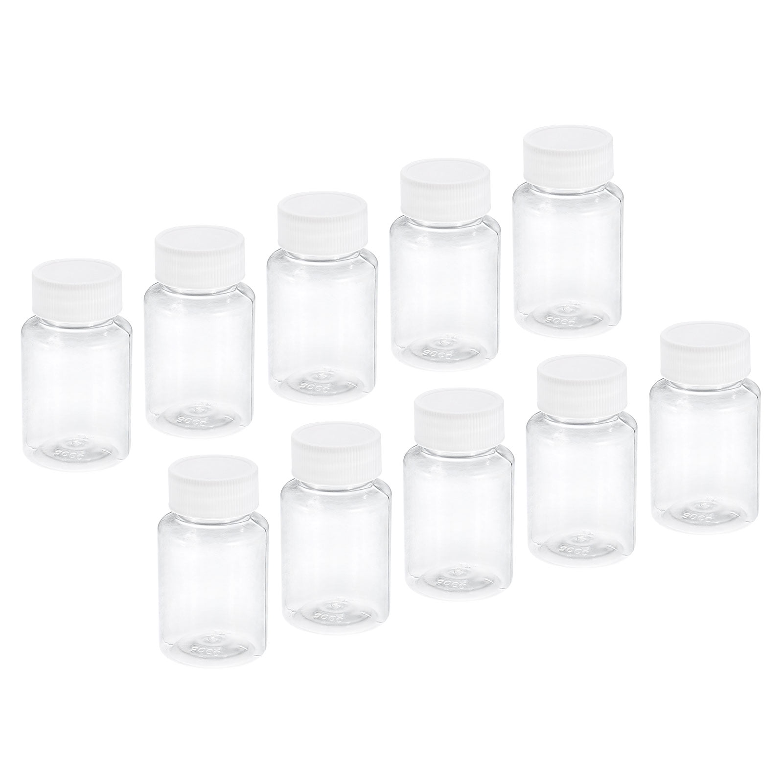 Uxcell 30ml 1 Oz Wide Mouth Reagent Bottle Storage Bottles Plastic ...