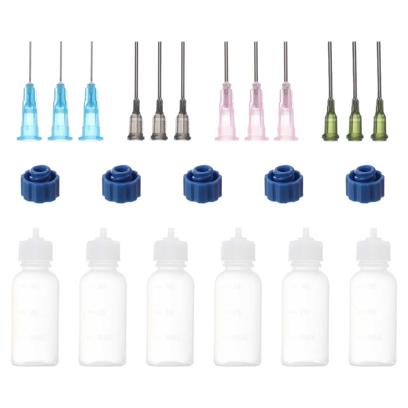 Uxcell 30ml Precision Applicator Bottles, 12Pcs Needle Tip Squeeze ...