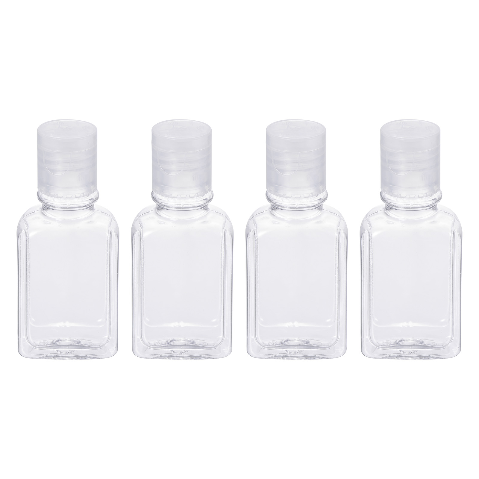 Uxcell 30ml Squeeze Bottles Rectangle Dispensing Bottle Plastic with ...