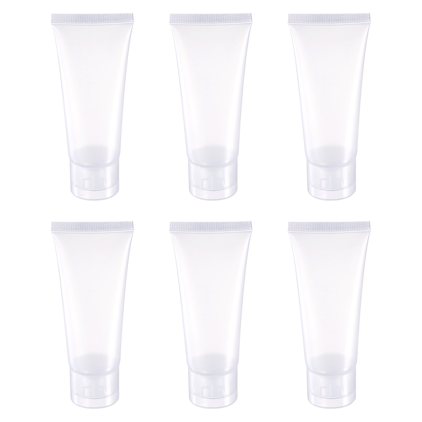Uxcell 30ml Squeeze Tube Empty Cosmetic Tubes Plastic with Flip Lid ...
