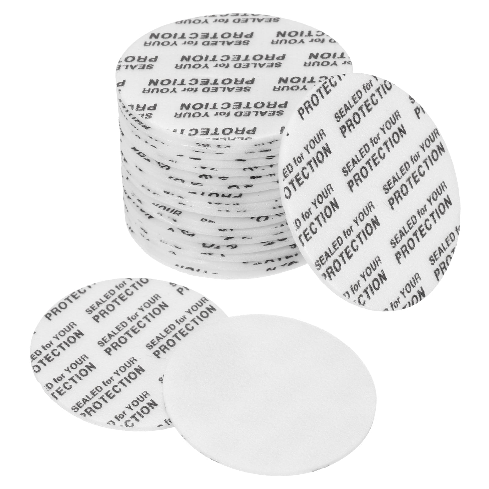 Uxcell 30mm/1.18"Foam Lid Liner, 80Pcs Adhesive Round PS Pressure ...