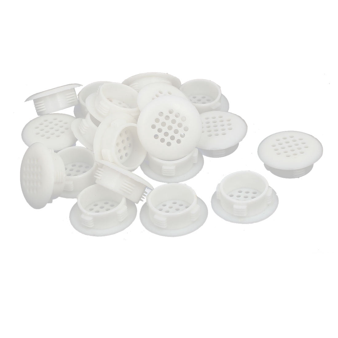 Uxcell 30mm Dia Shoes Furniture Plastic Square Mesh Hole Air Vent ...