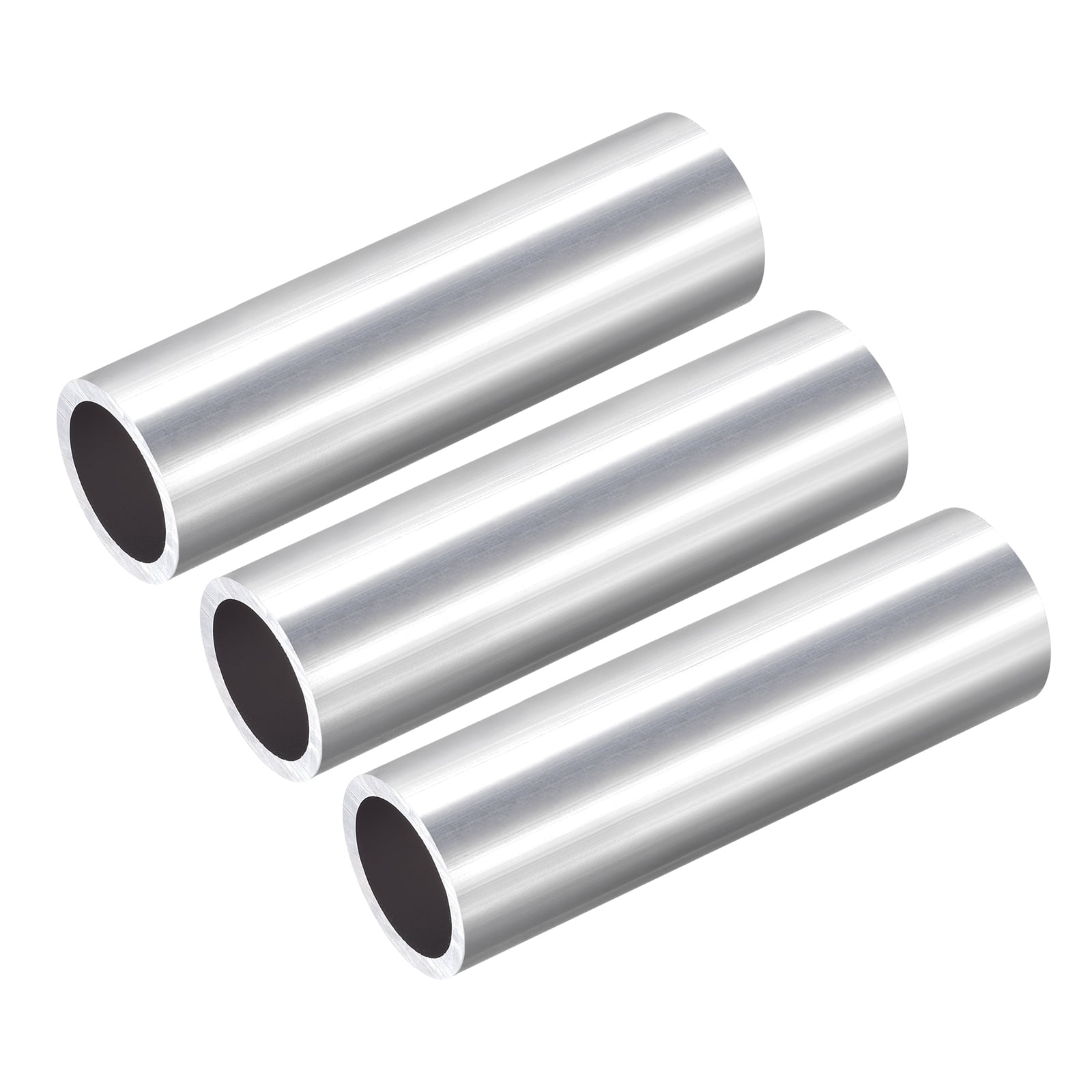 Uxcell 30mm OD 24mm Inner Dia 100mm Length 6063 Aluminum Round Tube 3 ...