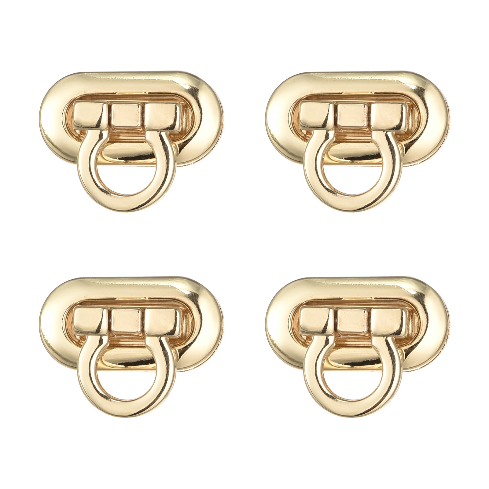 Uxcell 30mm x 15mm Zinc Alloy Turn Lock Clasp Purse Closure Twist ...