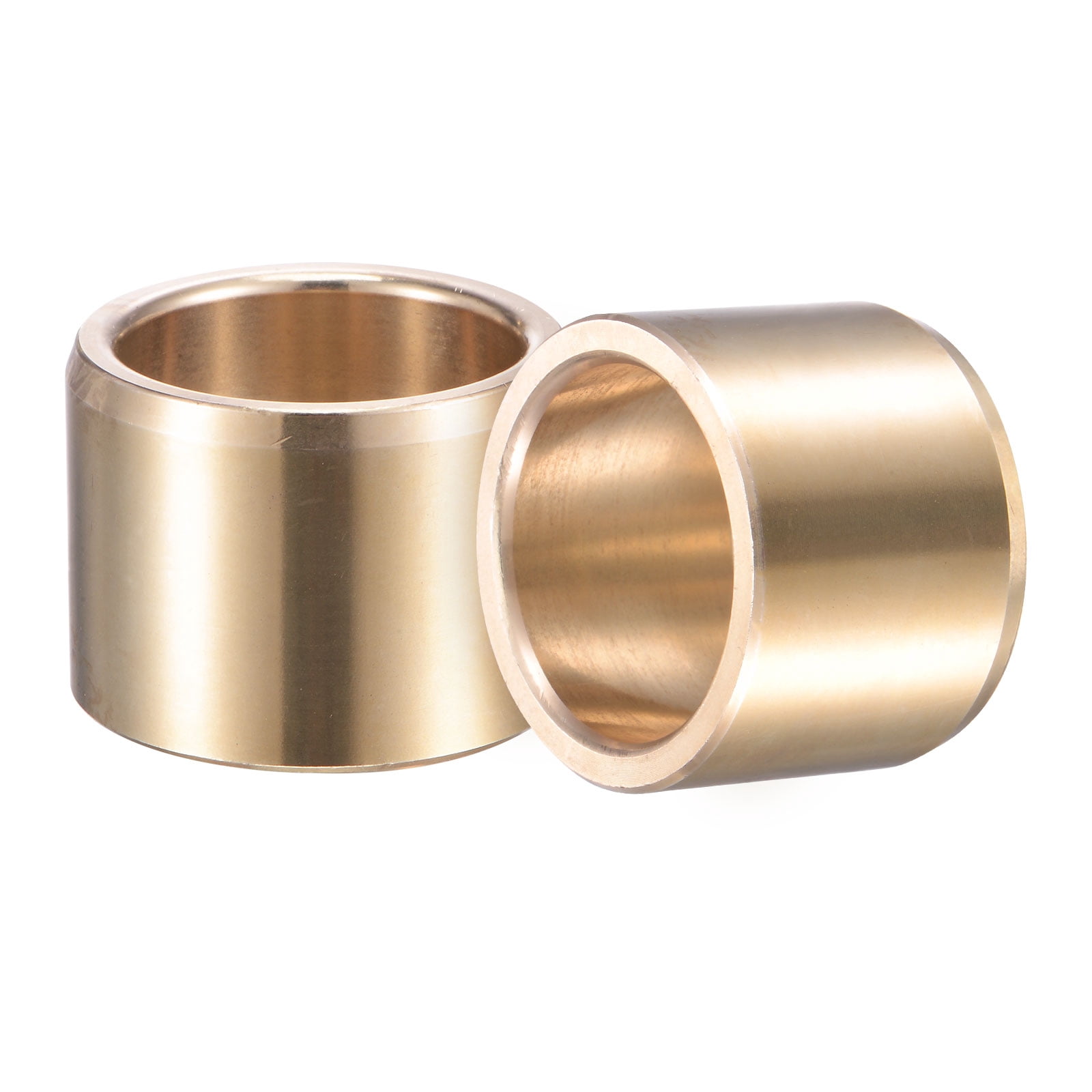 Uxcell 30mm x 38mm x 30mm Sleeve Bearings Wrapped Oilless Bushings Cast ...