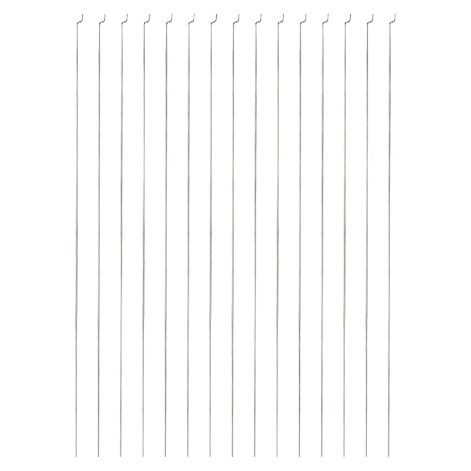 Uxcell 30pcs 1.2x450mm (17.72 Inch) Steel Z Pull/Push Rods Parts DIY RC ...