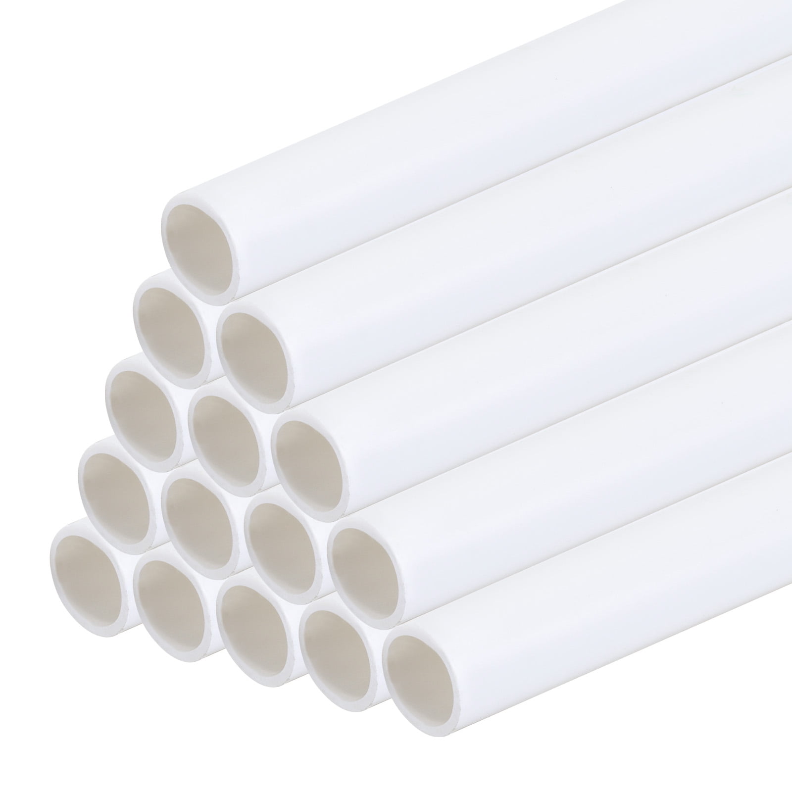 Uxcell 30pcs 10" Plastic Model Tube ABS Round Tube 0.39"OD White Easy ...