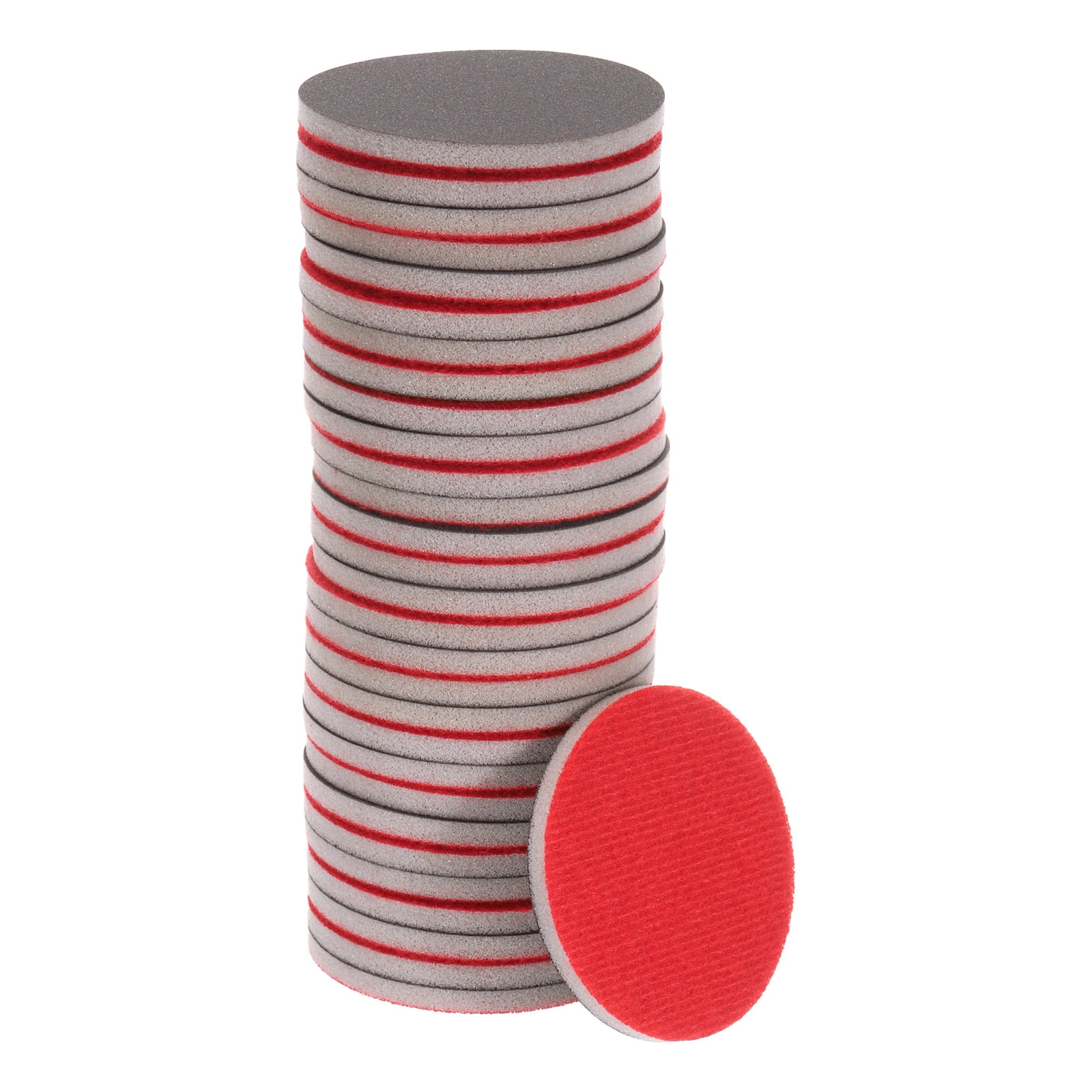 Uxcell 30pcs 1000 Grit Sanding Sponge 3 Inch Hook and Loop Sanding Disc ...