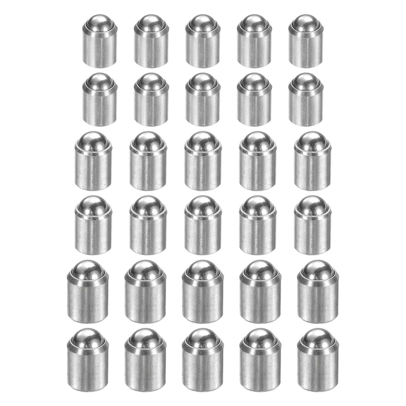 Uxcell 30pcs Ball Spring Plunger 5x6mm / 6x7mm / 8x9mm Stainless Steel ...