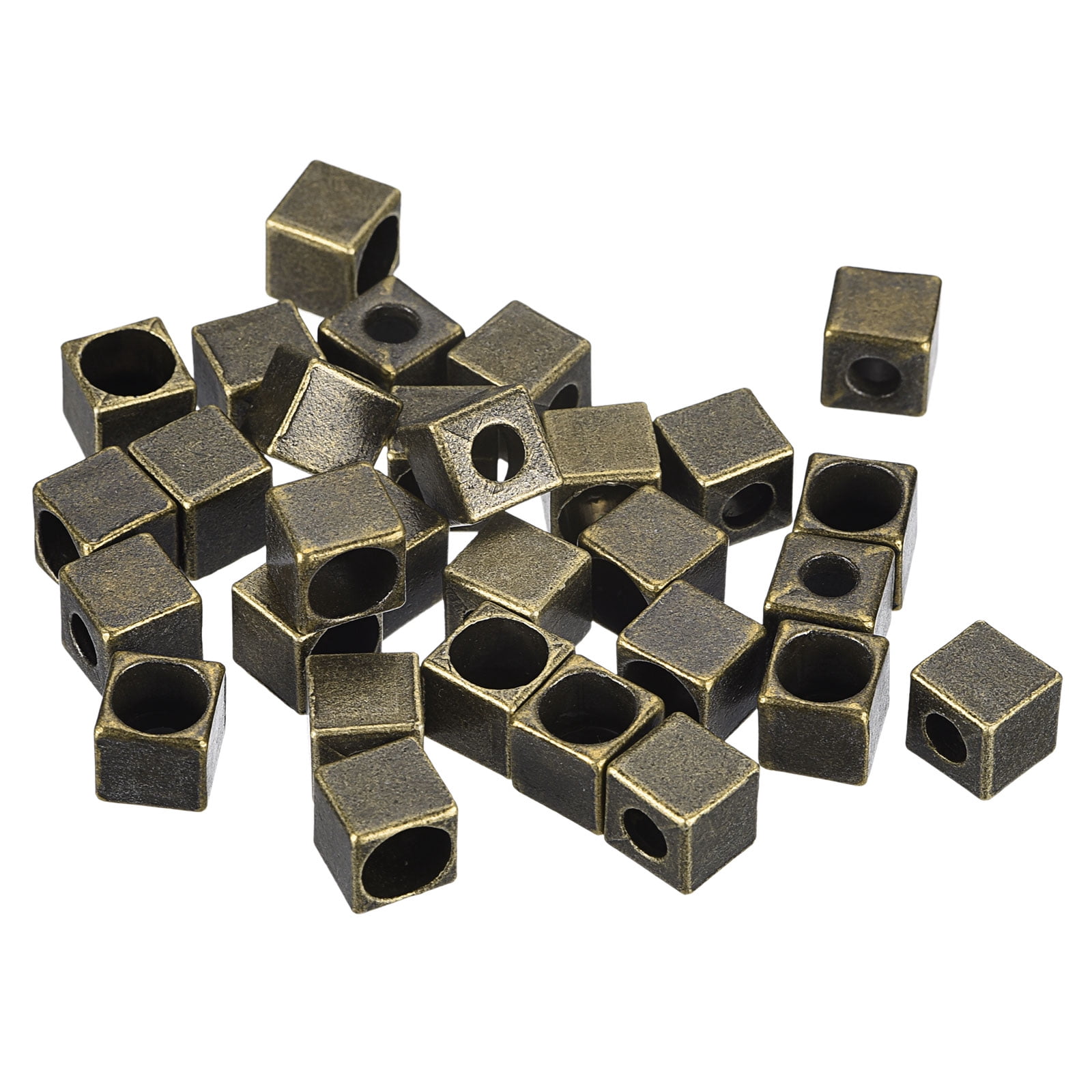 Uxcell 30pcs Bell Stopper Cord Ends Lock, Metal Cord Rope Fastener Ends ...