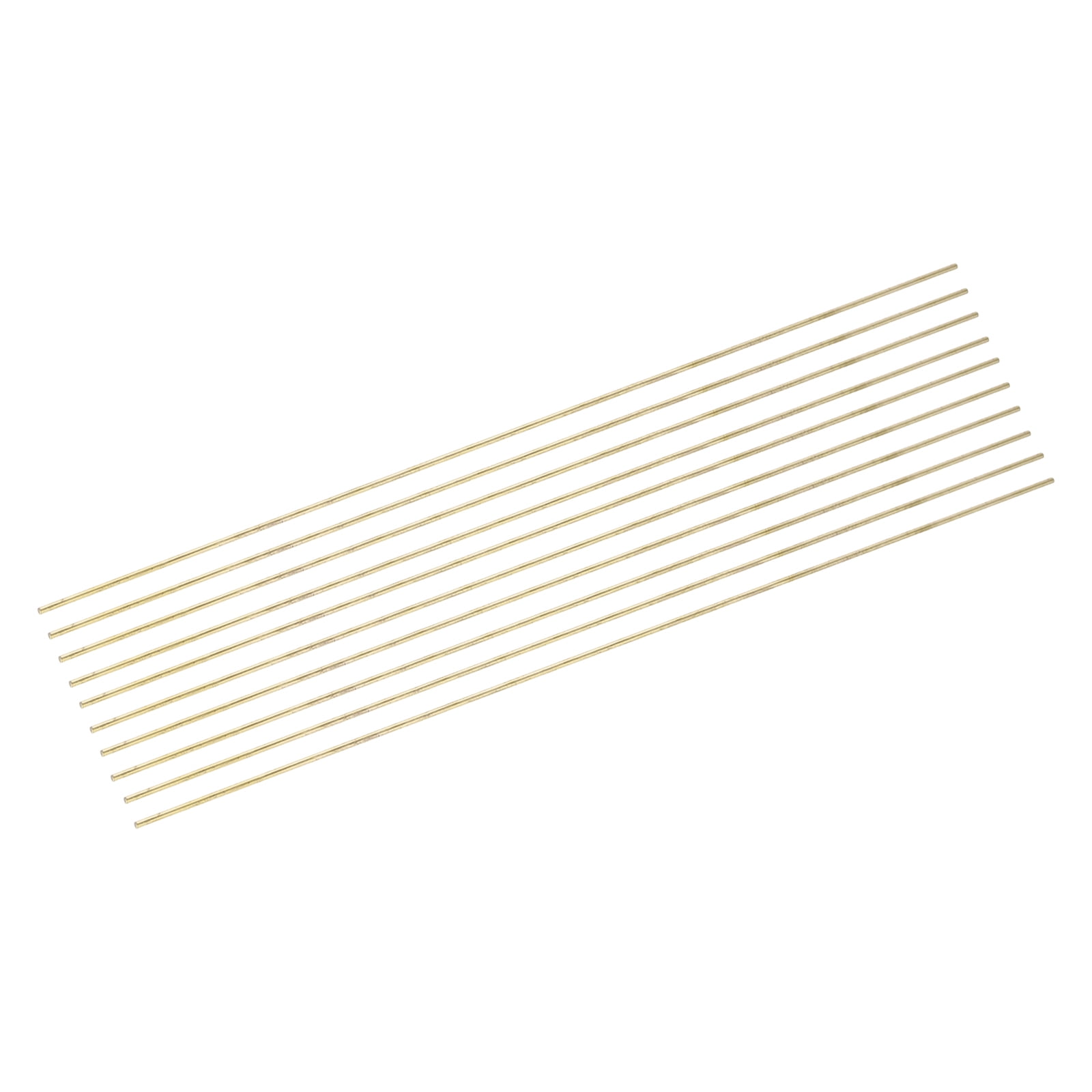 Uxcell 30Pcs Brass Rods 0.04 x 11.81" Brass Solid Round Stock Lathe Bar ...