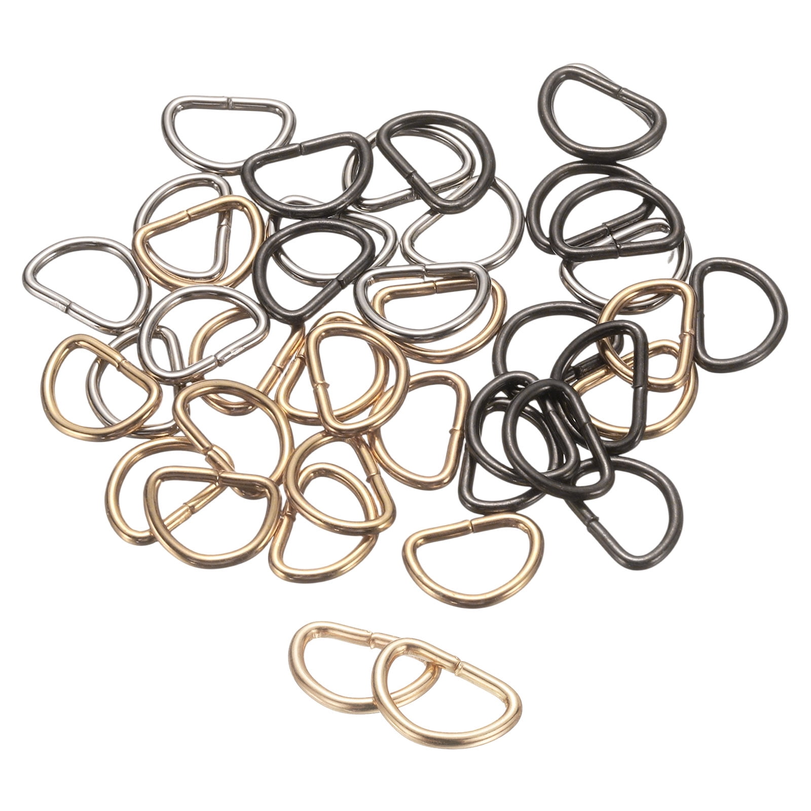 Uxcell 30pcs D Ring 3/8