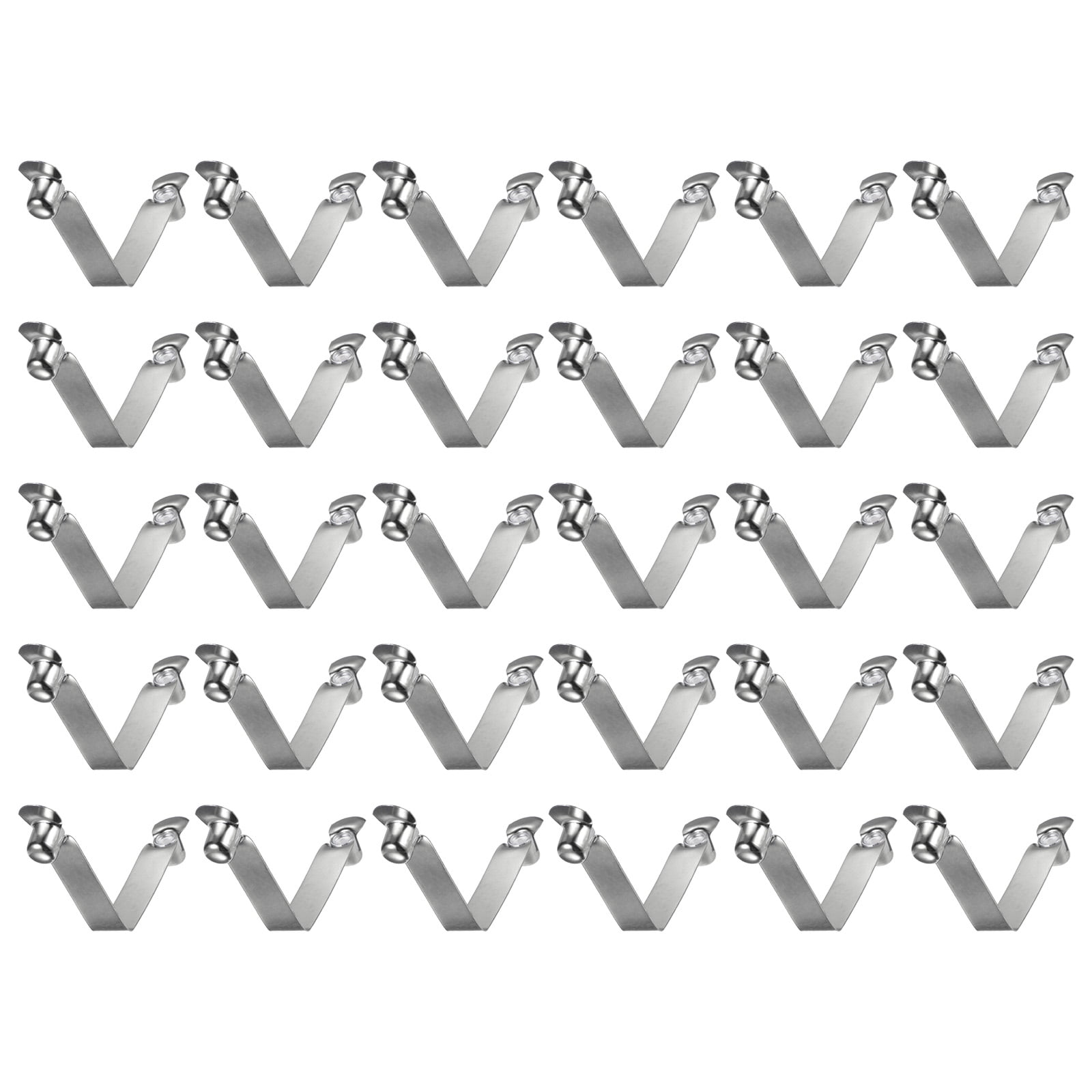 Uxcell 30pcs Double Button Kayak Paddle Snap Spring Clip 9x10x60mm V ...