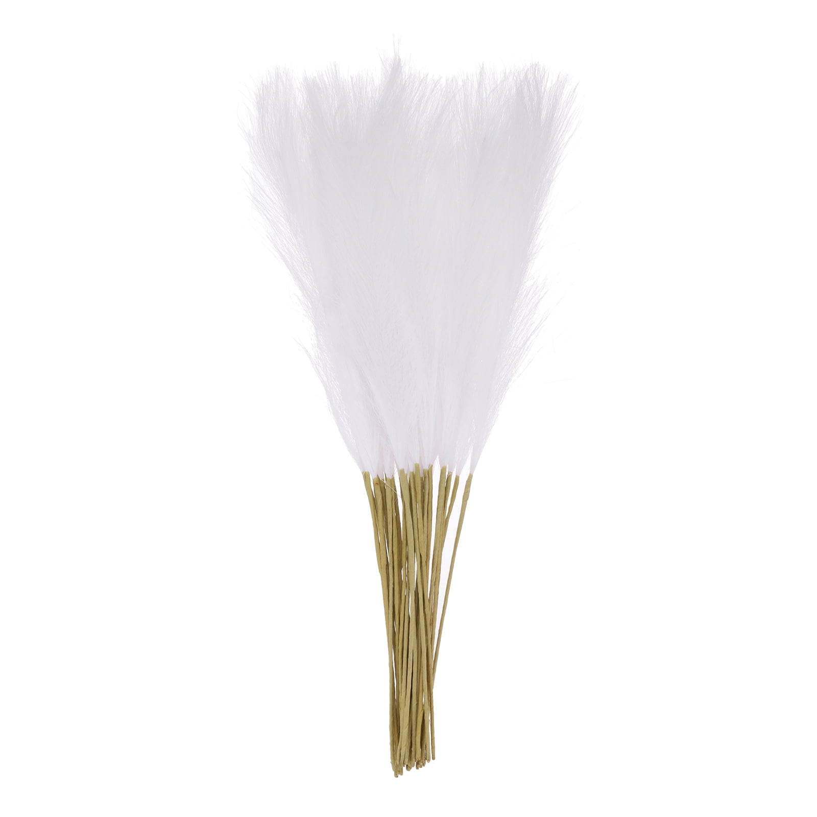 Uxcell 30pcs Dried Faux Pampas Grass 21 Inch Artificial Fake Fluffy ...