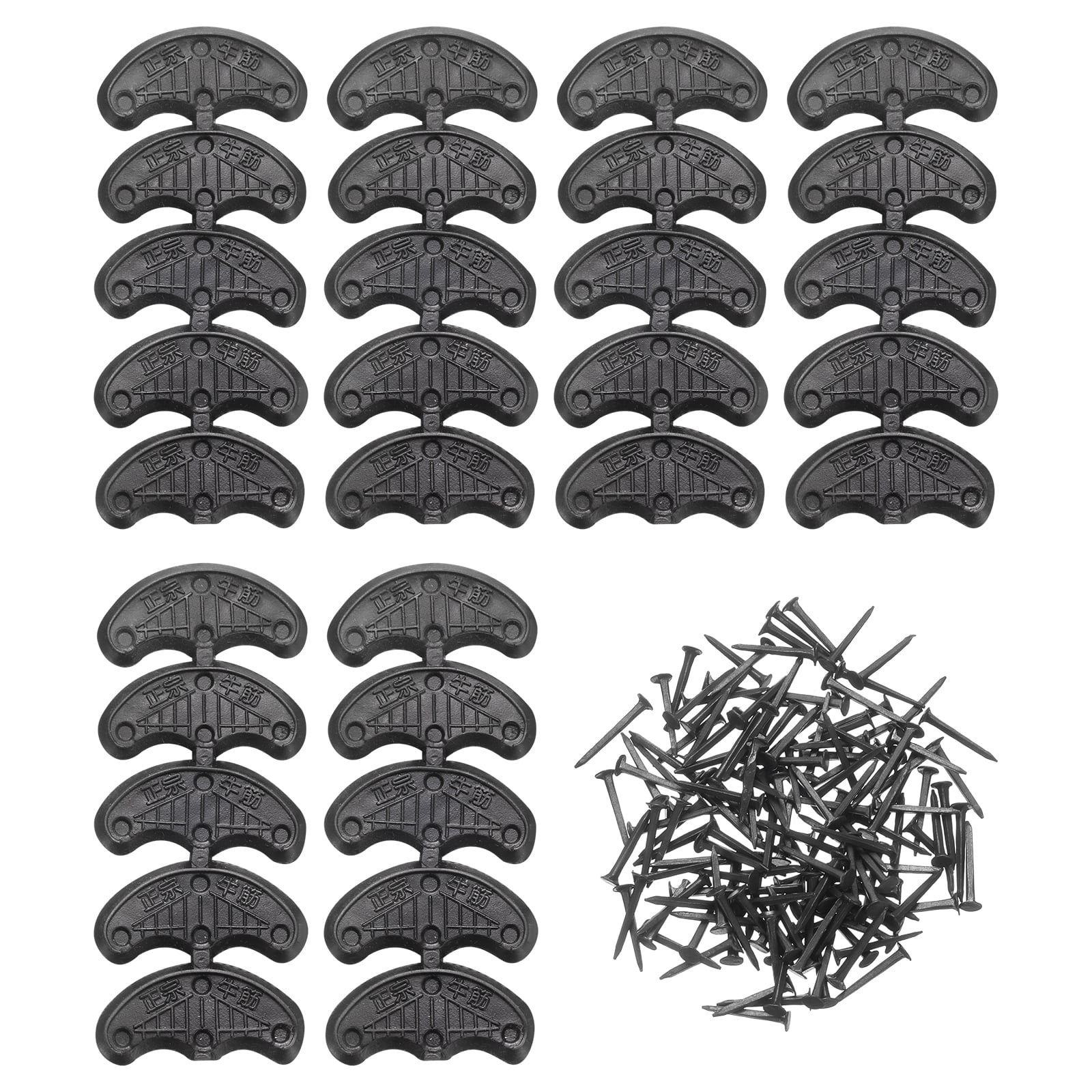 Uxcell 30pcs Heel Taps Rubber Pad Replacement Set Small Size with ...