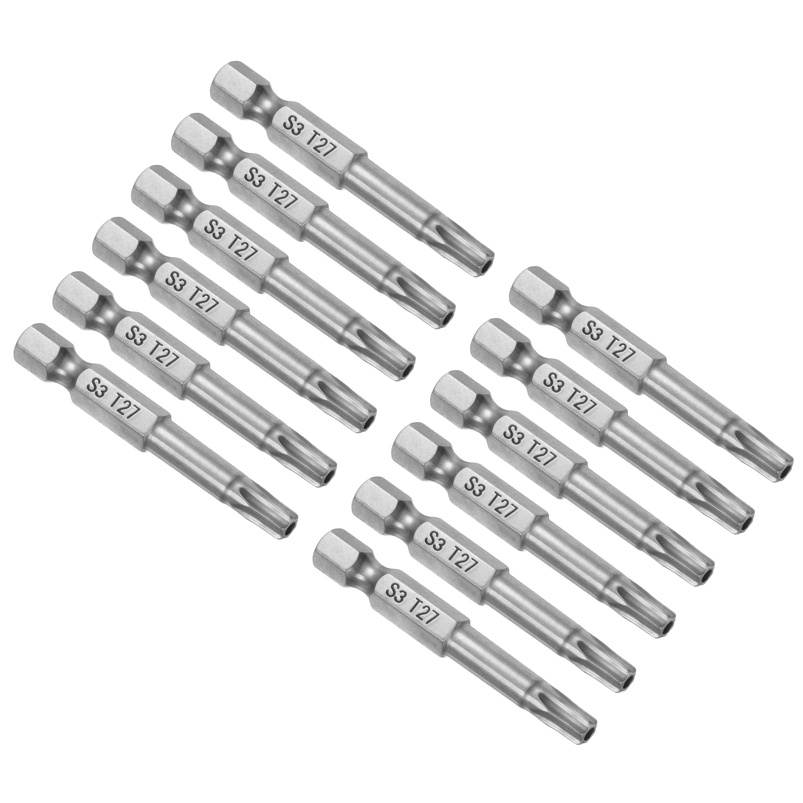 Uxcell 30pcs Magnetic Torx Screwdriver Bits T27 Star 6 Point Drill Bit with 1/4" 6.3mm Hex Shank ...