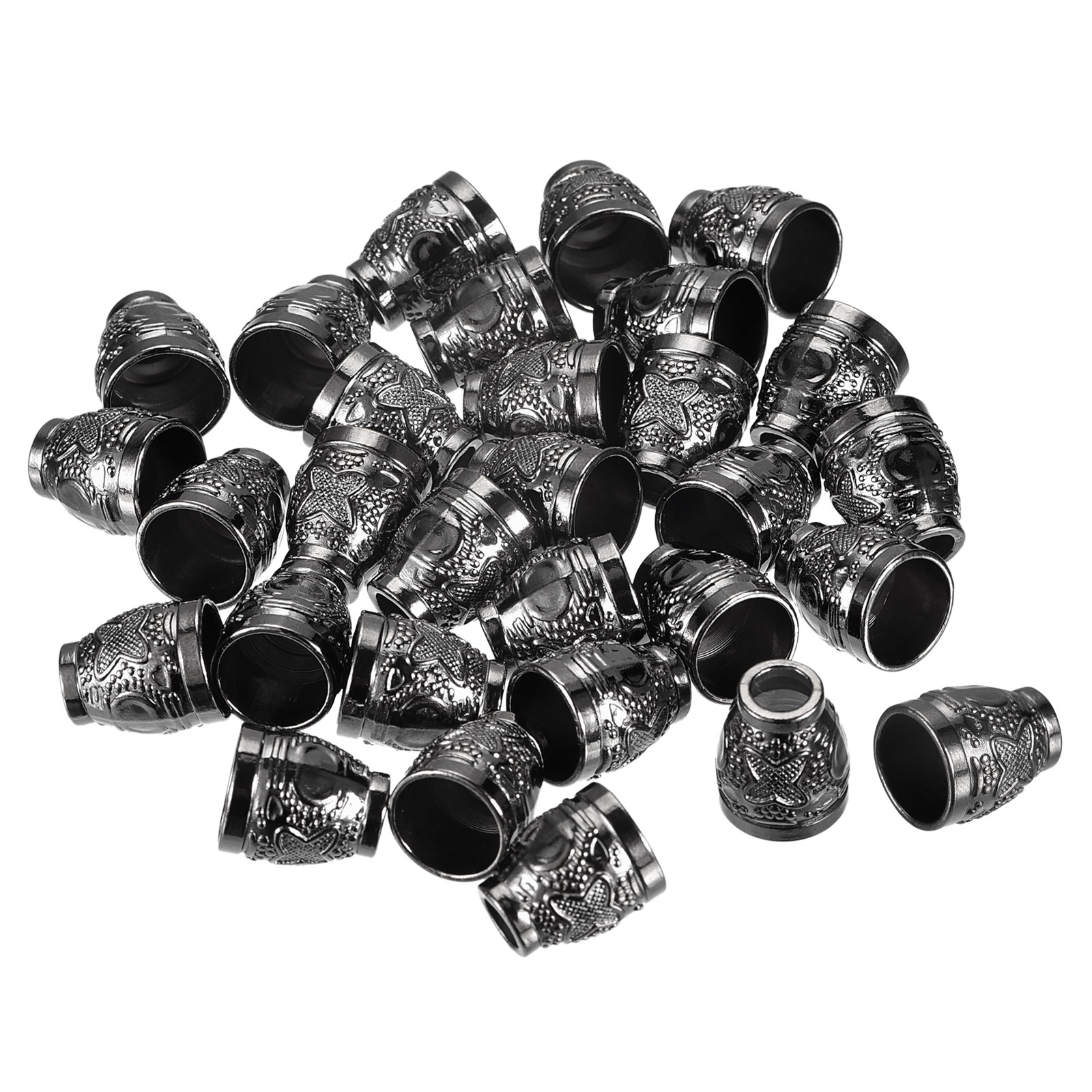 Uxcell 30pcs Metal Bell Stopper, Alloy Rope End Lock Bell Rope Fastener ...