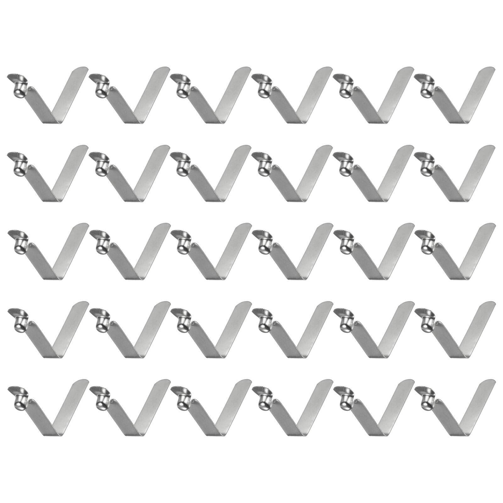 Uxcell 30pcs Single Button Kayak Paddle Snap Spring Clip 6x6x38mm V ...