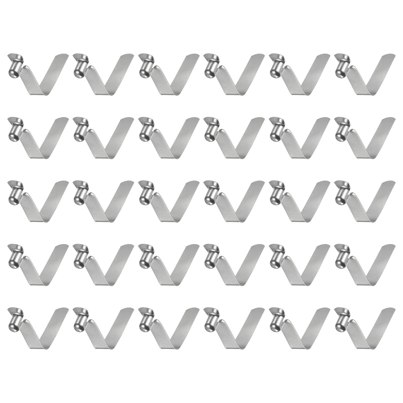 Uxcell 30pcs Single Button Kayak Paddle Snap Spring Clip 6x8x32mm V ...