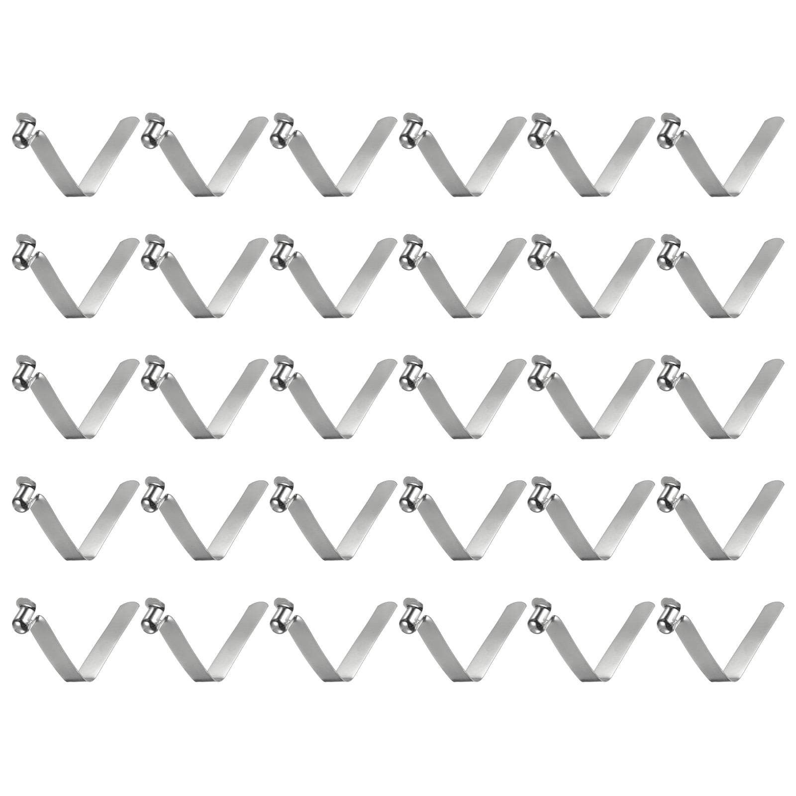 Uxcell 30pcs Single Button Kayak Paddle Snap Spring Clip 8x11x49mm V ...