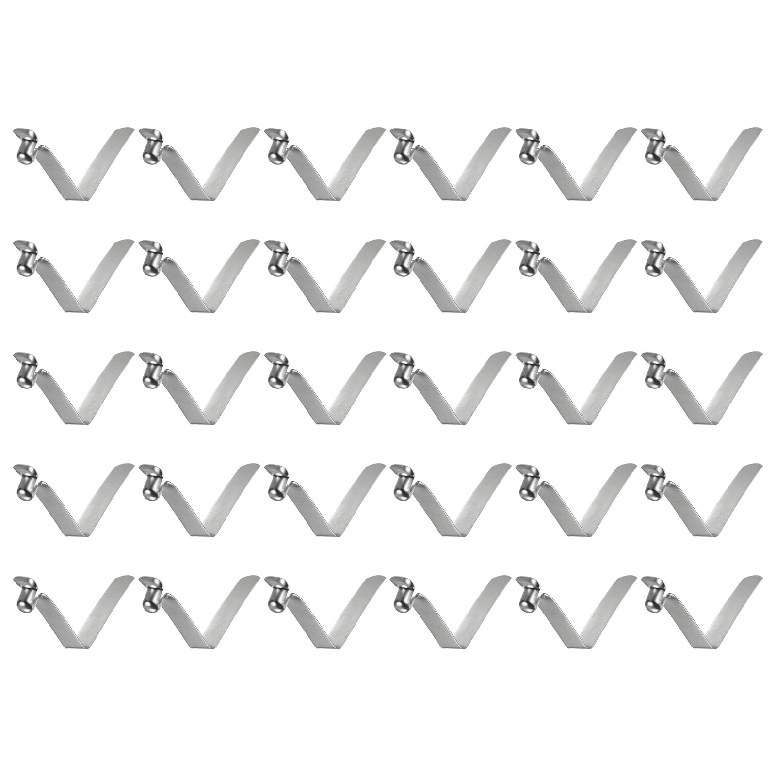 Uxcell 30pcs Single Button Kayak Paddle Snap Spring Clip 9x12x55mm V ...