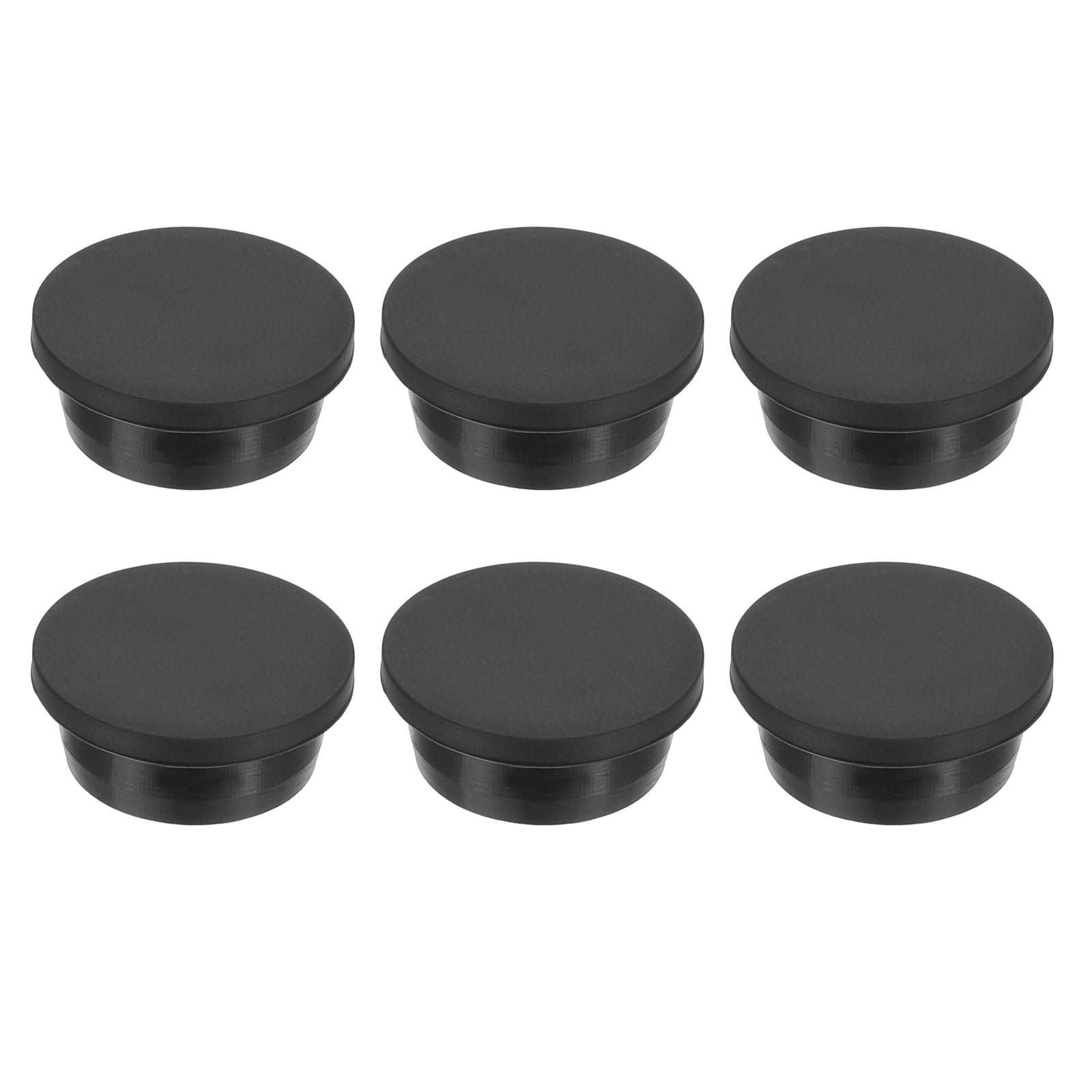 Uxcell 31.3mm Diameter Rubber Hole Plugs, 6 Pcs Silicone Rubber Round ...
