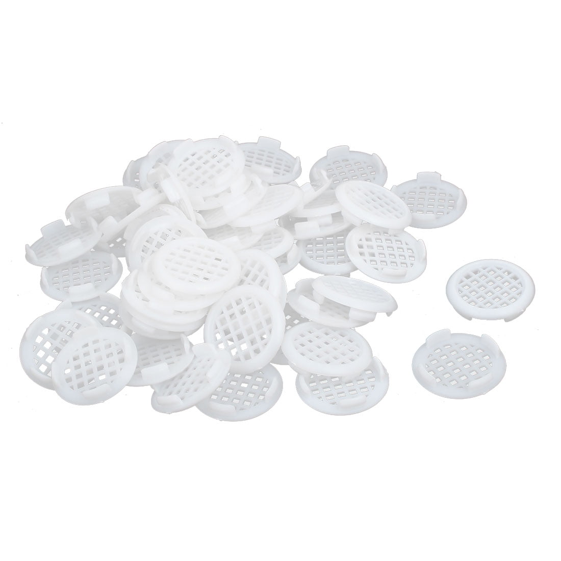 Uxcell 31mm Dia Shoes Furniture Plastic Square Mesh Hole Air Vent ...