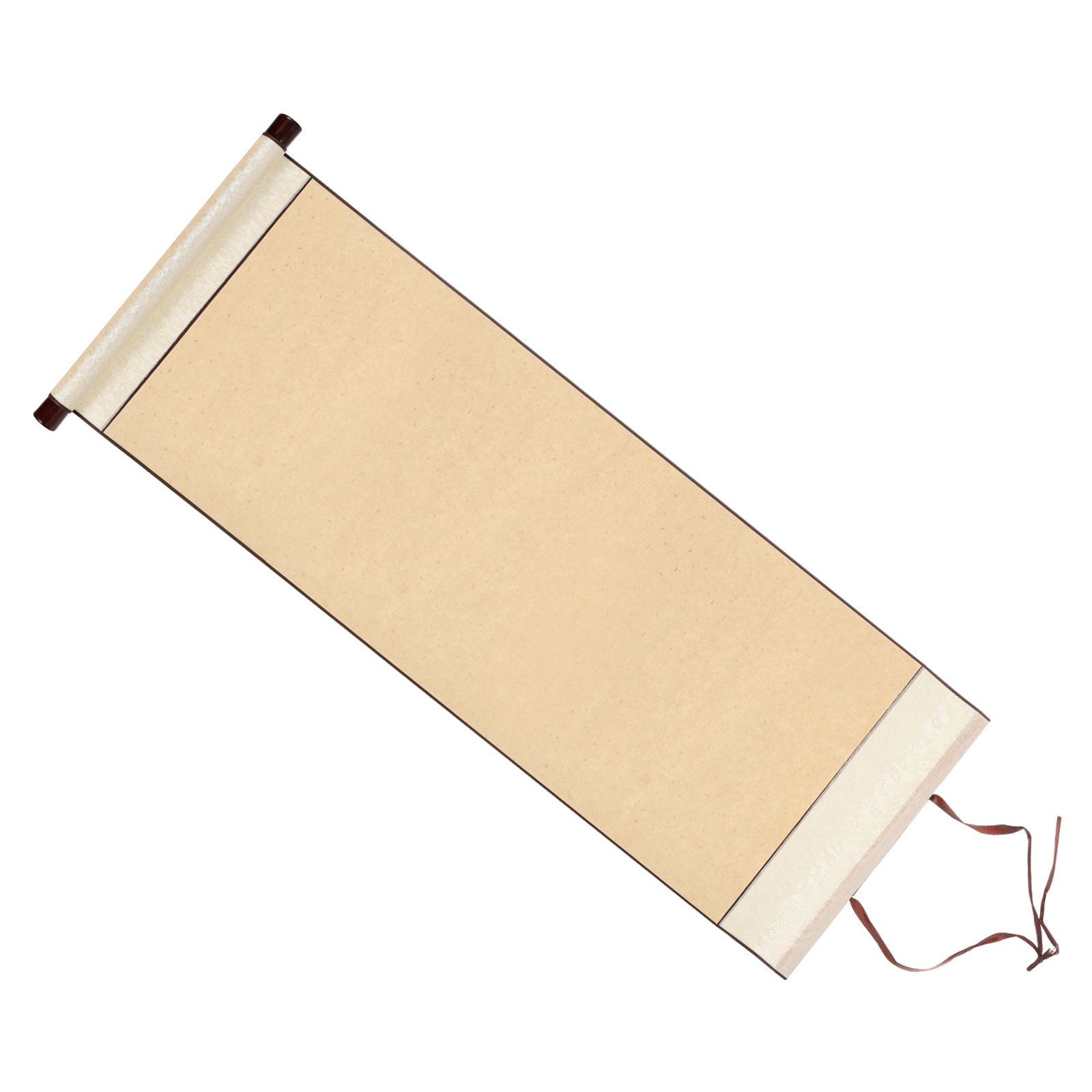 Uxcell 31x12 Inch Xuan Paper Scroll, Silk Half Raw Ripe Blank Hanging ...