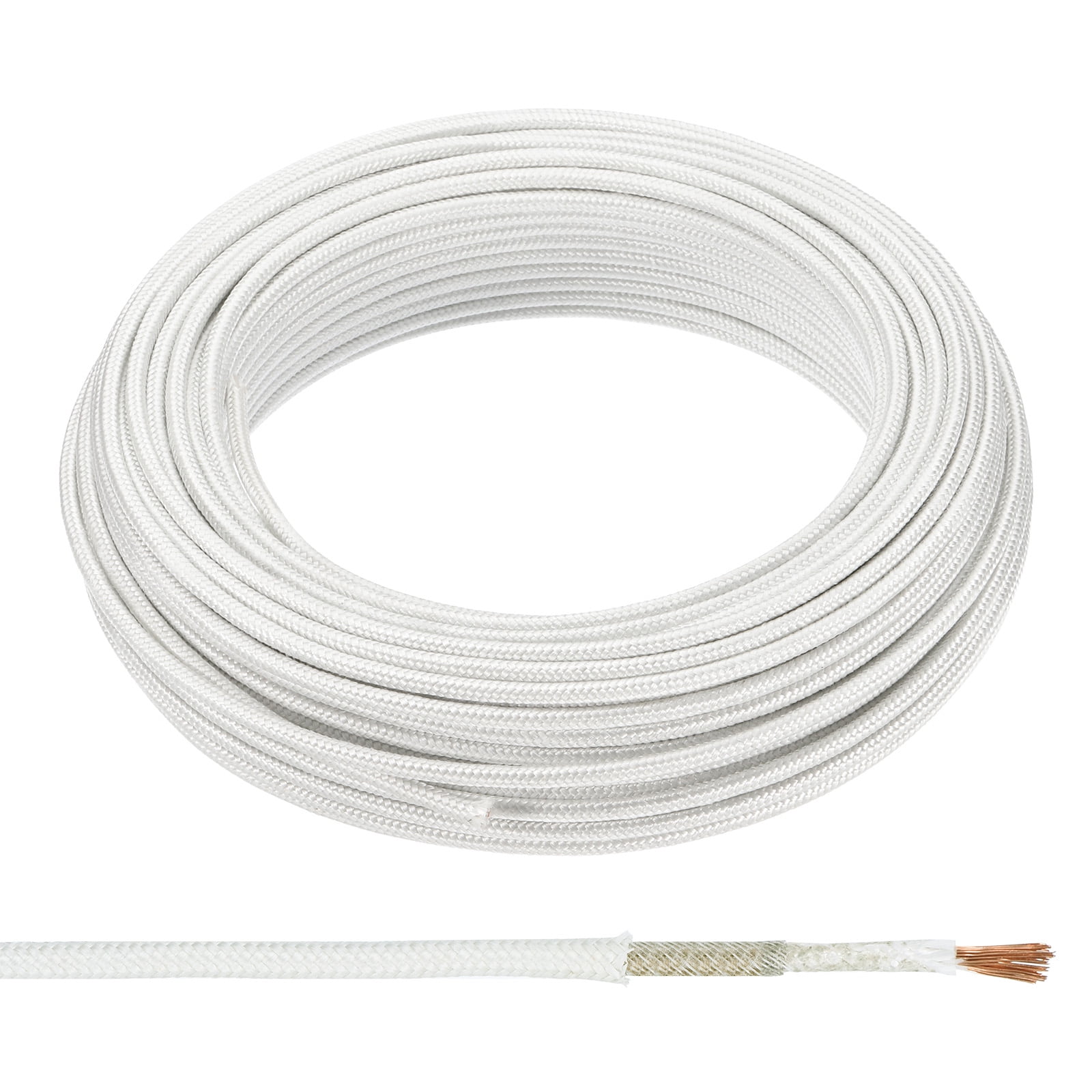 Uxcell 32.8 Ft 15 AWG High Temperature Wire, Nickel Plated Copper ...