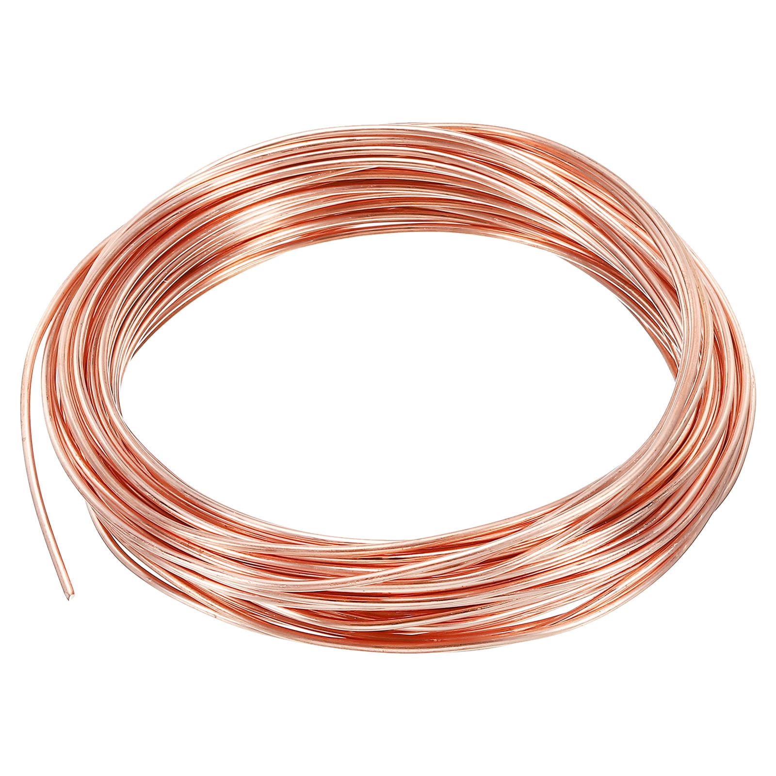 Uxcell 32.8Ft (10m) Solid Bare Copper Wire 16 Gauge 99.9% Pure Copper ...