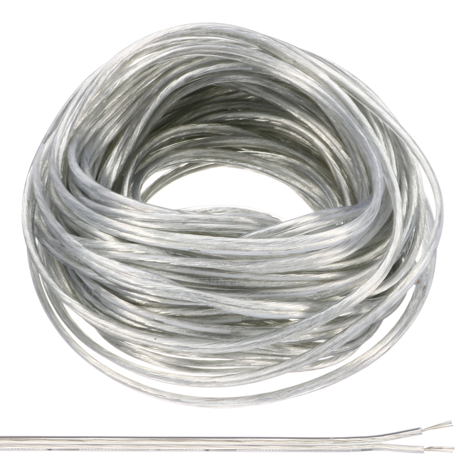 Uxcell 32.8Ft 20/2 PVC Covered Wire, 300V Electronic Wire Insulated Heat Resistant Electronical ...