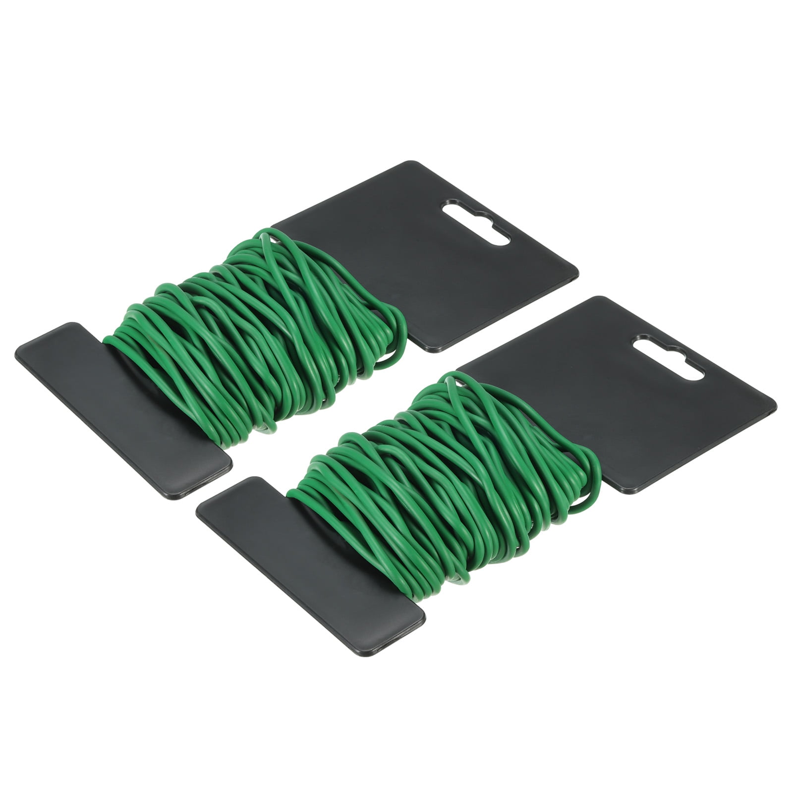 Uxcell 32.8ft/10M 3mm Soft Twist Ties, 2 Pcs Garden Plant Ties Reusable ...