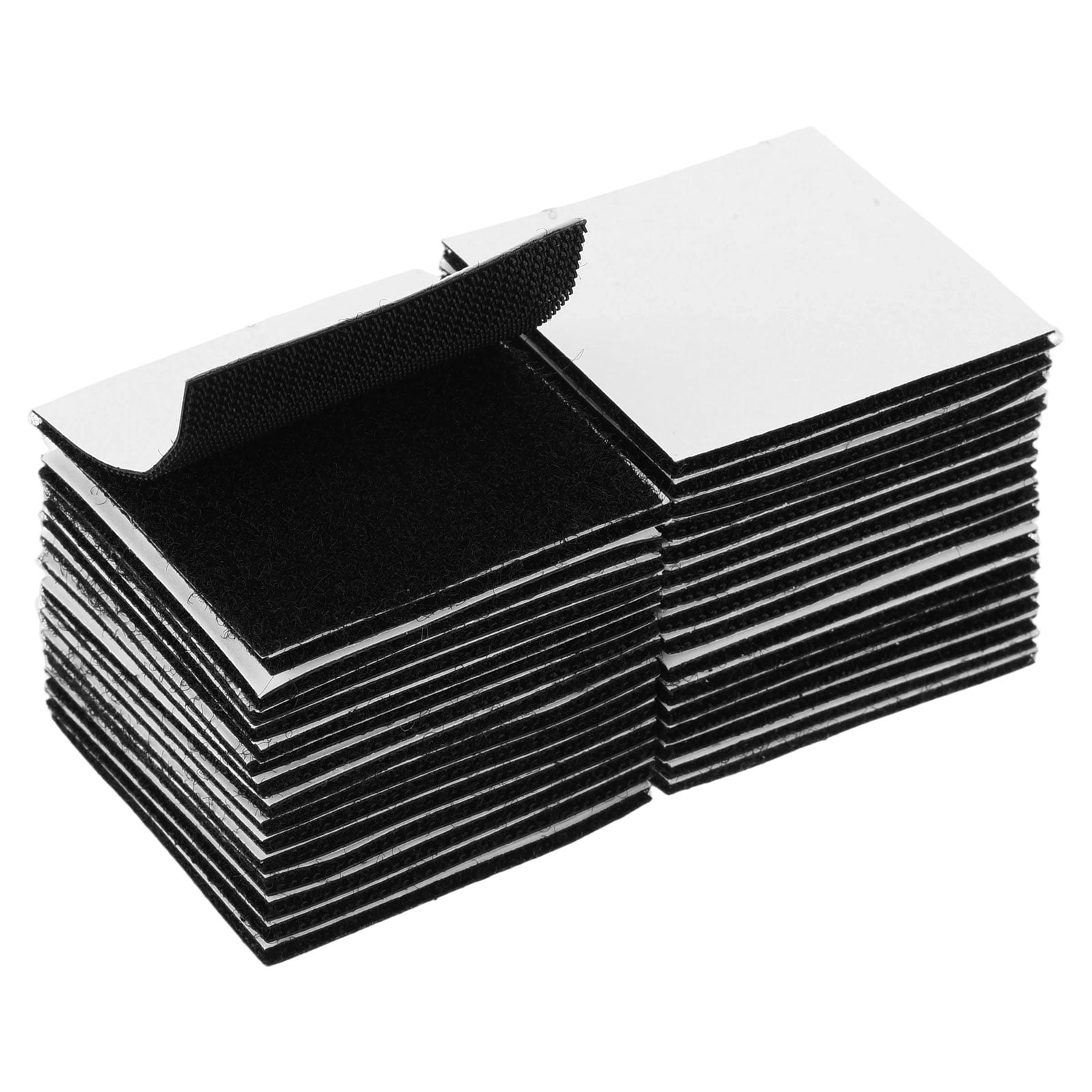 Uxcell 32 Pairs Adhesive Hook and Loop Strips Tape, 2x2inch Square ...