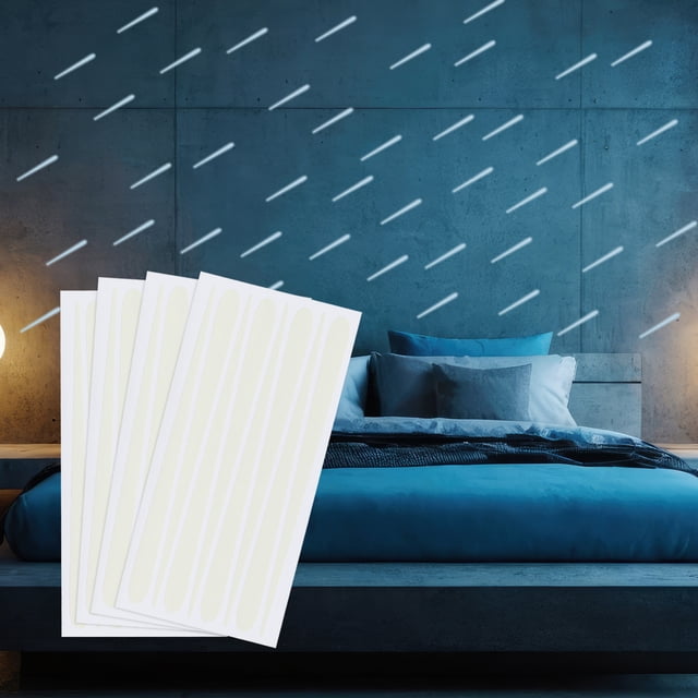 Uxcell 32 Pcs Glow in The Dark Star Stickers, Adhesive Glow Shooting ...