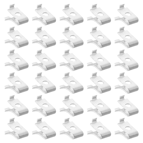 Uxcell 32 Pieces Cabinet Shelf Clips Metal Adjustable Shelf Bracket ...