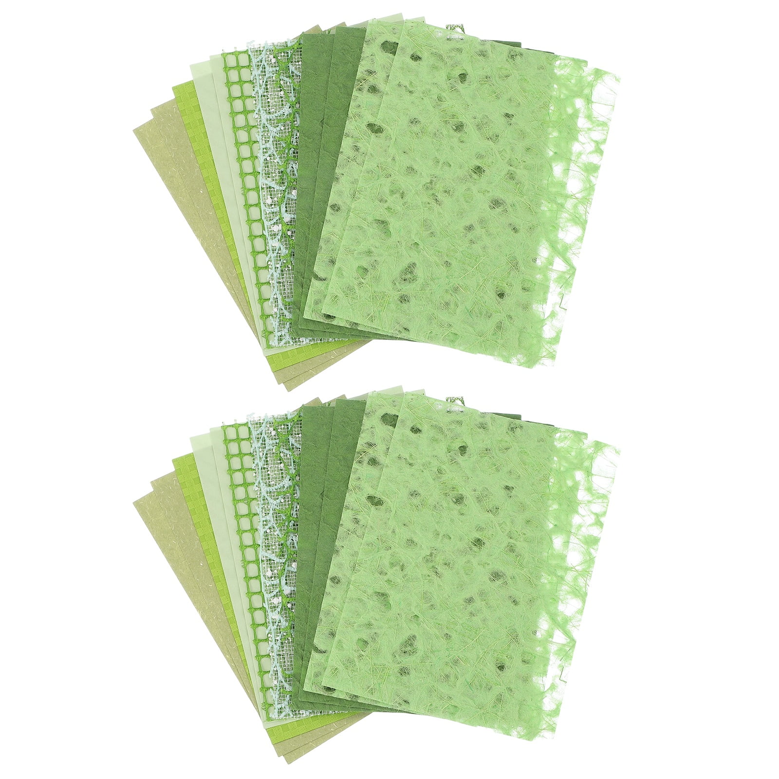 Uxcell 32 Sheets Textured Scrapbook Paper, Mixed Special Paper Mesh ...