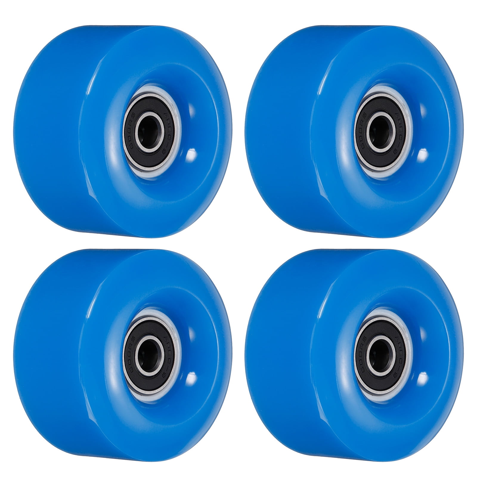 Uxcell 32 x 58mm Roller Skate Wheels with Bearings 82A Quad Skate ...