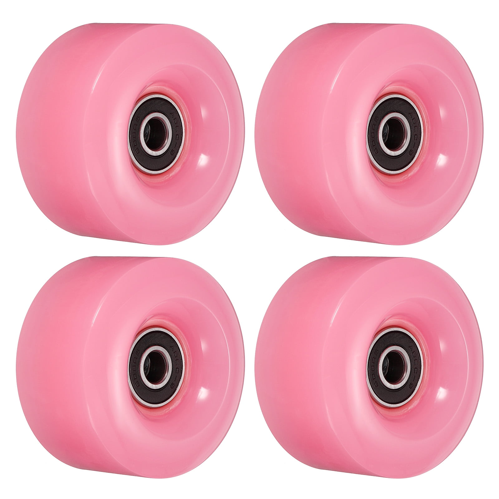 Uxcell 32 x 58mm Roller Skate Wheels with Bearings 82A Quad Skate ...