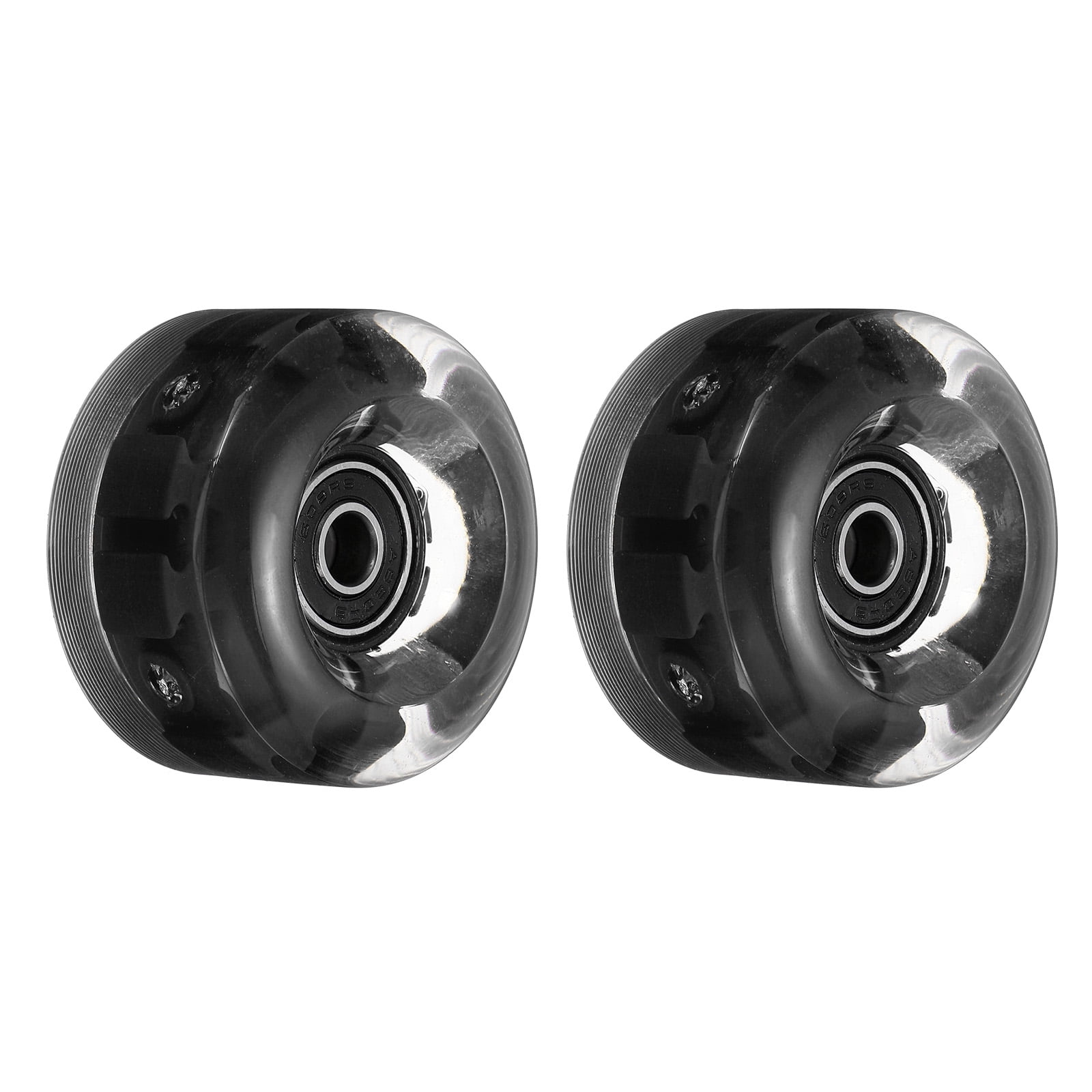 Uxcell 32 x 58mm Roller Skate Wheels with Bearings Light Up Wheel Quad ...