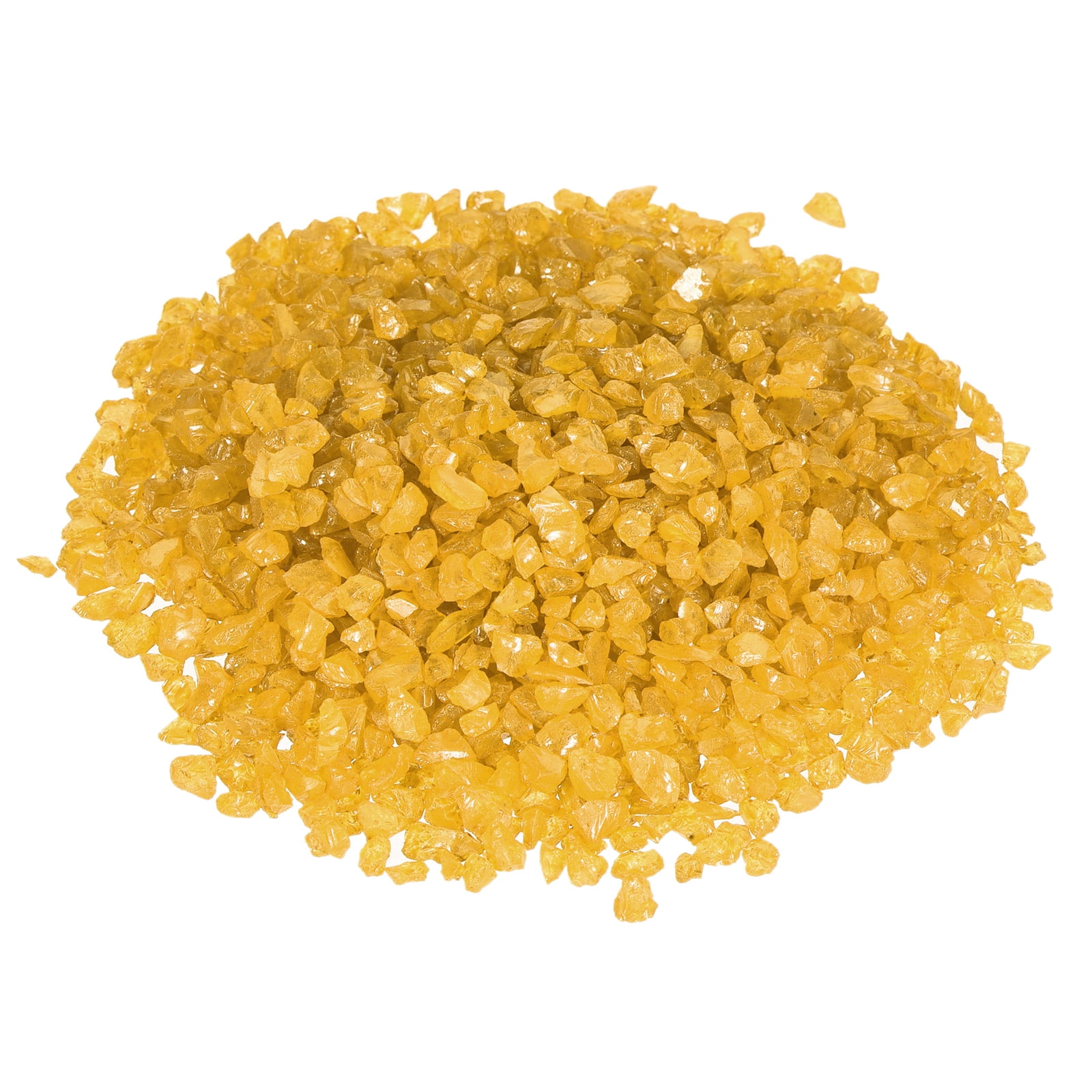 Uxcell 320g/0.7Lbs Irregular Decorative Glass Gravel Rock Sand Stone ...