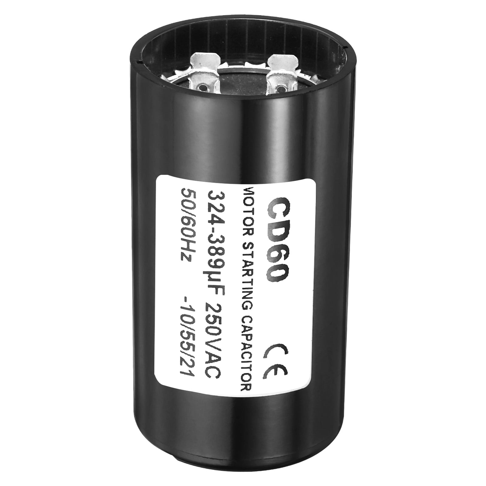 Uxcell 324-389uF/Mfd 250VAC 50/60Hz Motor Start Capacitor CD60 Run ...