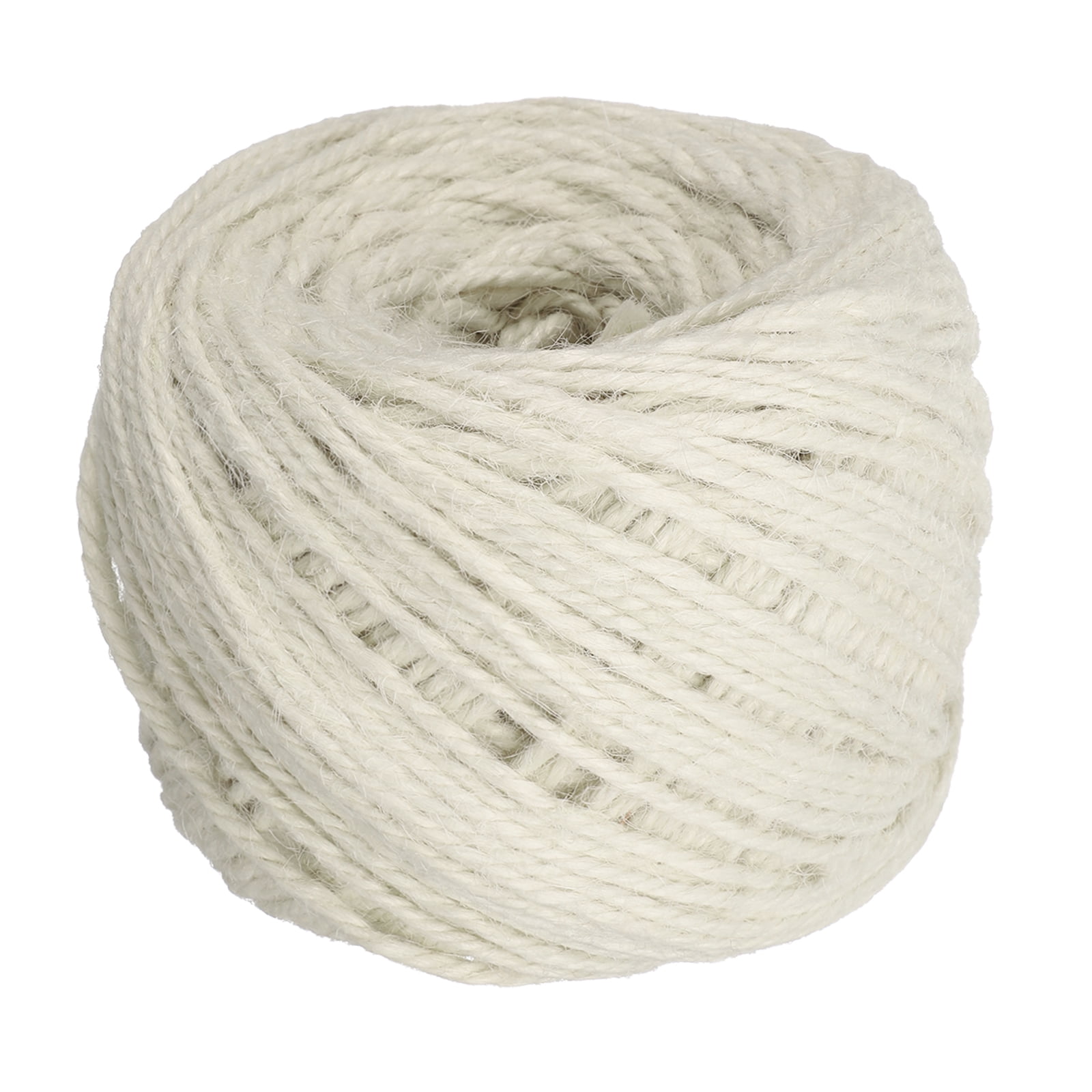 Uxcell 328 Feet Natural Jute Twine String, 3mm Twine String Color Jute ...