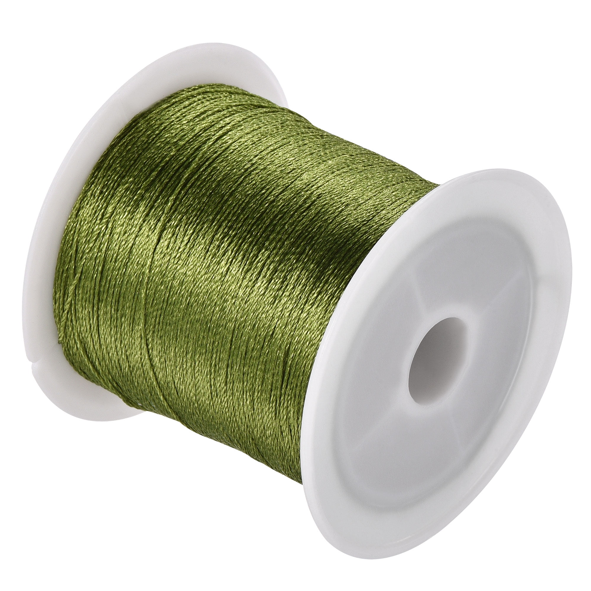 Uxcell 328FT 3 Strands Fiber Braided Beading Thread Wire Line for DIY ...