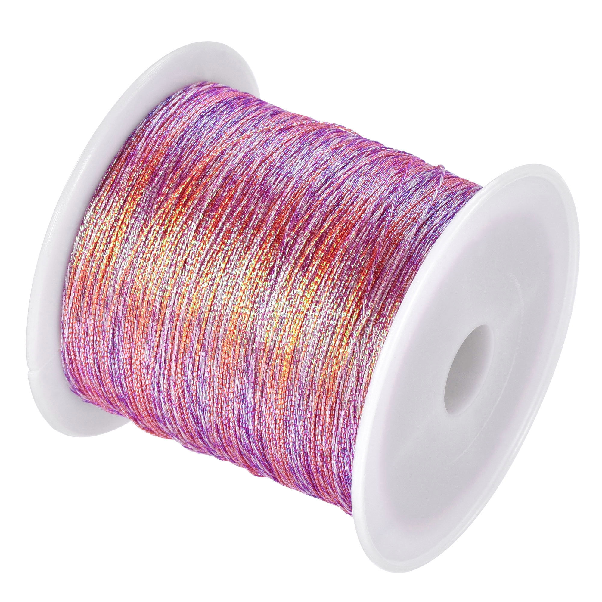 Uxcell 328FT 3 Strands Fiber Braided Beading Thread Wire Line for DIY ...