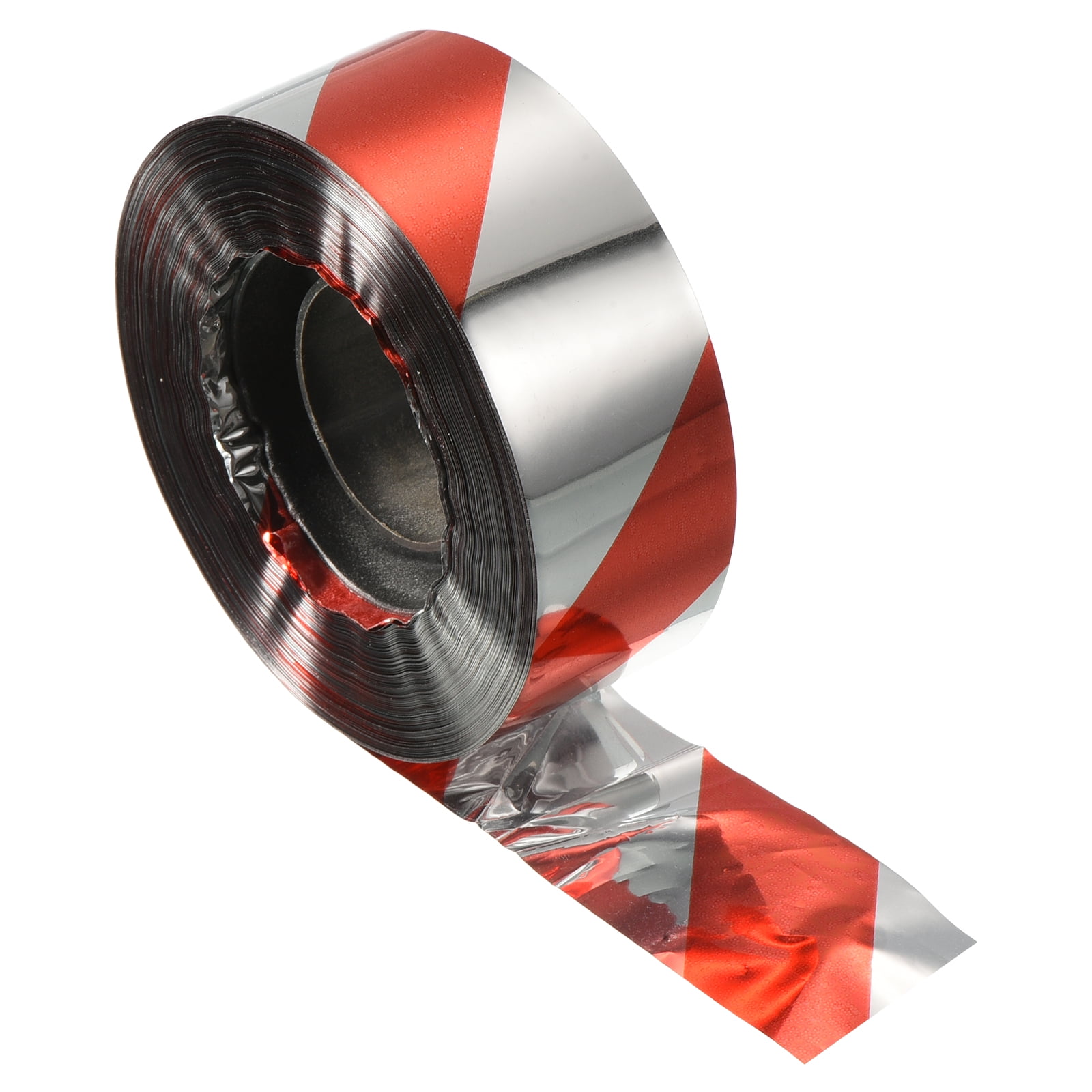 Uxcell 328ftx0.9" Repellent Keep Away Bird Reflective Scare Tape, Red ...