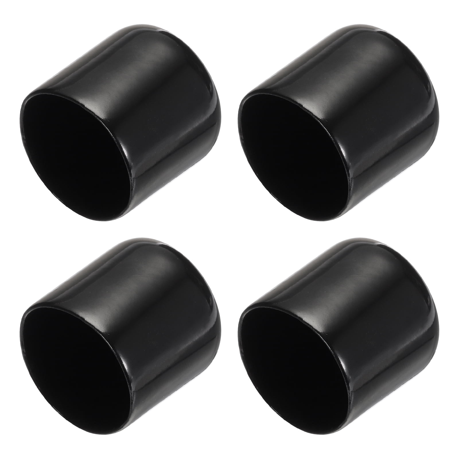 Uxcell 32MM Vinyl Rubber End Caps, 4 Pack Round Bolt Screw Covers Caps ...