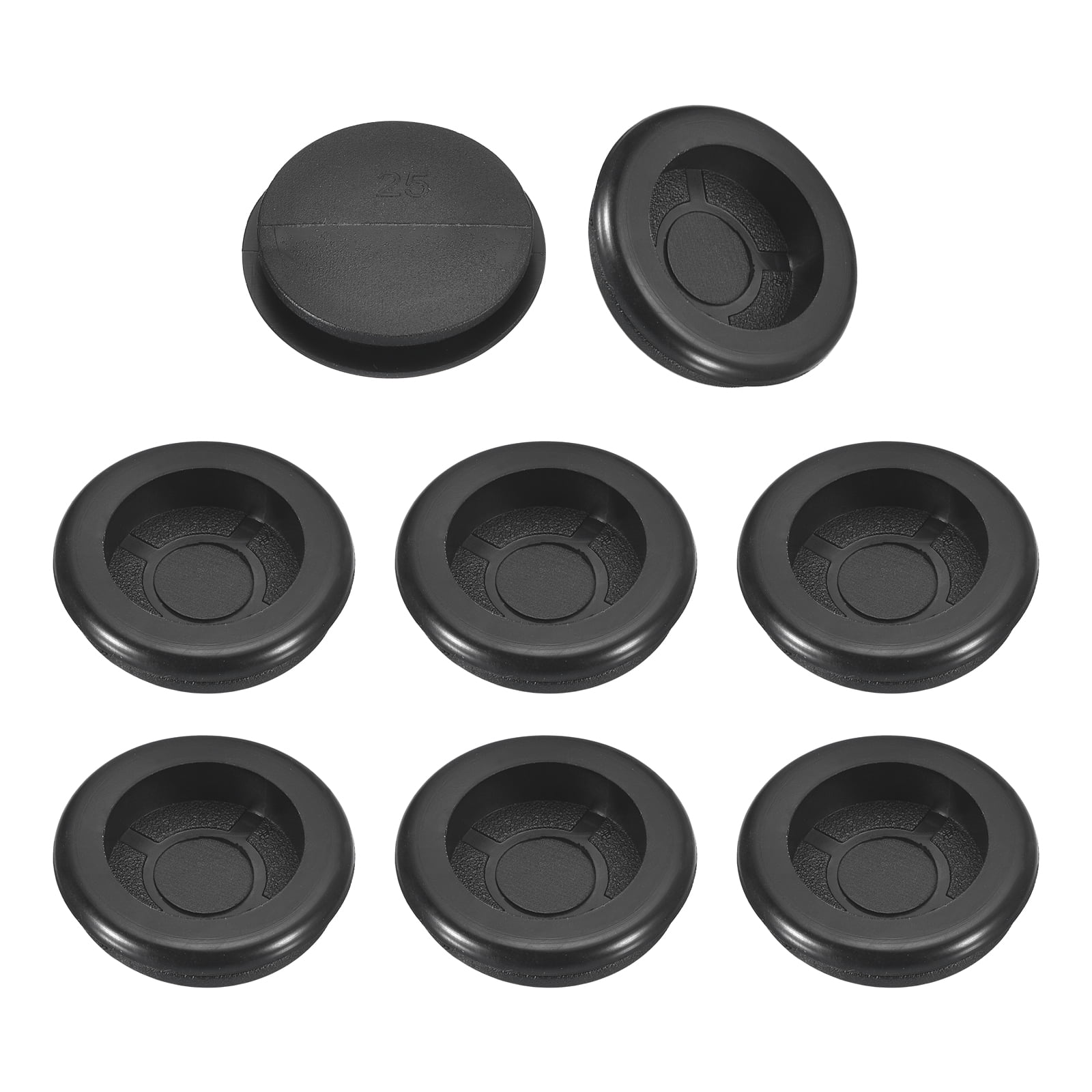 Uxcell 32Pack Rubber Grommets 1" (25mm) Drill Hole, 3/4" (21mm) ID ...