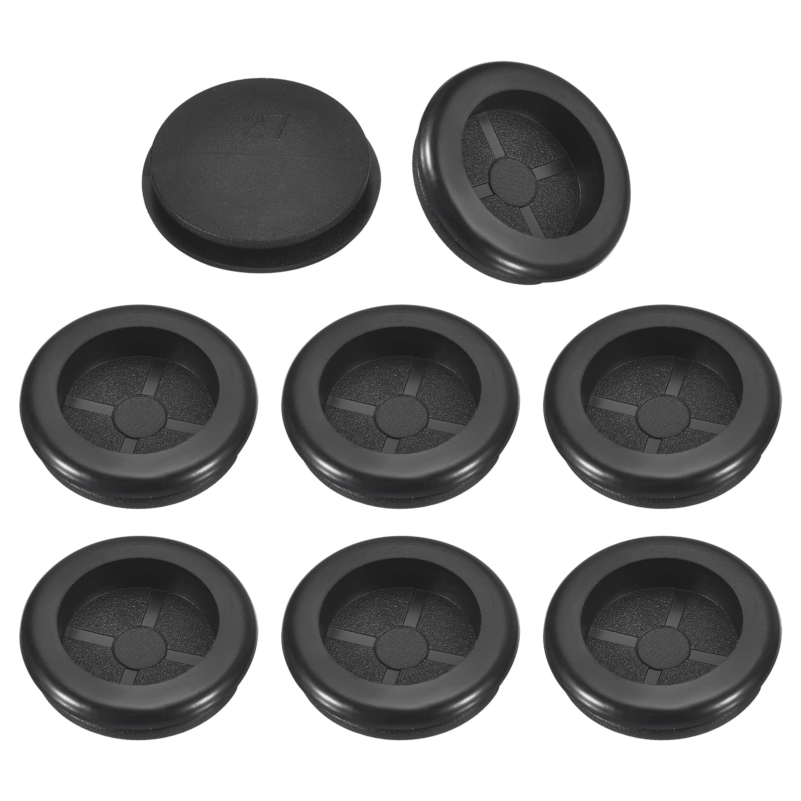 Uxcell 32Pack Rubber Grommets 1" (27mm) Drill Hole, 1" (23mm) ID Single ...
