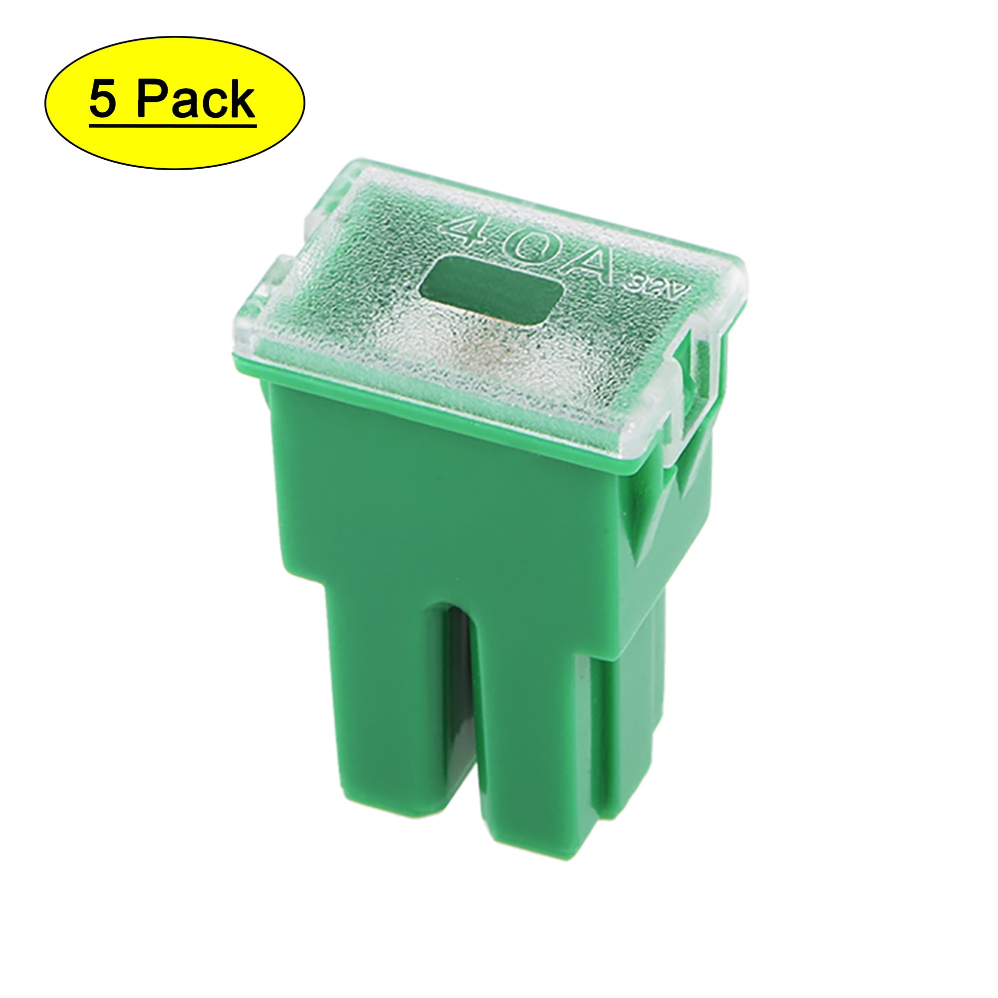 Uxcell 32V 40A Mini Cartridge Fuse Female Terminal J Case Box 5 Pack ...