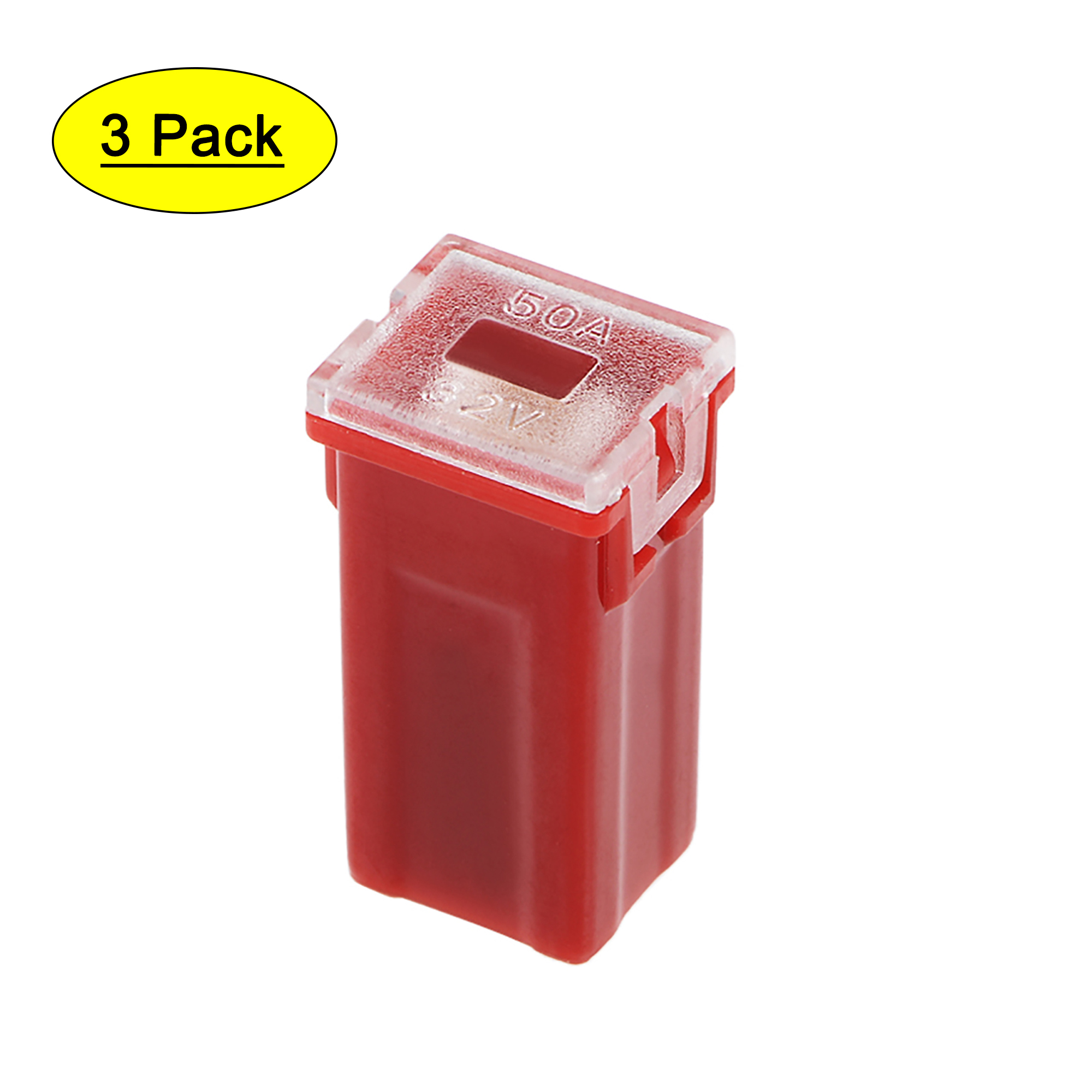 Uxcell 32V 50A Female Mini Cartridge Fuse Terminal 3 Pack - Walmart.com